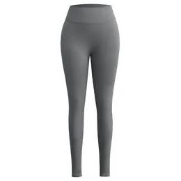 Leggings YEAZ "Leggings FLEX", Damen, Gr. L, US, grau, Obermaterial: 90% Polyamid PA. 10% Elasthan EL., Hosen Leggings
