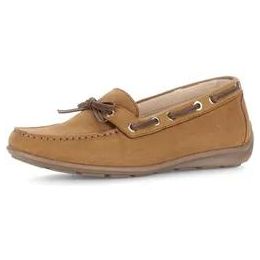 Mokassin Gabor "Mokassin", Damen, Gr. 42, braun, Schuhe Mokassin