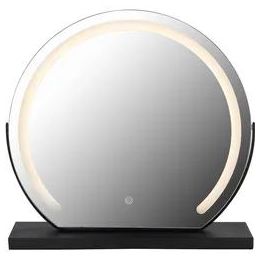 Globo LIGHTING LED Spiegelleuchte "RIVAS", schwarz, Leuchten, Spiegel/Touch Ein/Aus/IP44/Touchdimmer/ LxBxH: 520x120x485mm