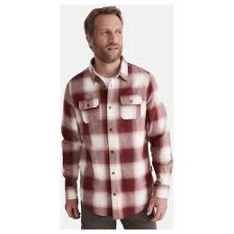 Flanellhemd HERO by John Medoox "HARRY Karohemd", Herren, Gr. L, US-Gr&ouml;&szlig;en, rot (rot check), Flanell, 100% Baumwolle, regular fit, Hemden, Regular Fit Casual Funktionsmaterial f&uuml;r Herren