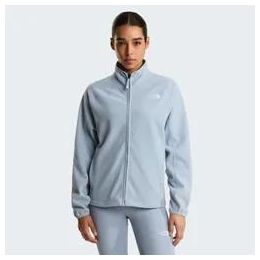 Fleecejacke The North Face "W OXARA FULL ZIP FLEECE", Herren, Gr. L, frost grau, Obermaterial: 100% Polyester, Jacken Fleecejacke, sportlicher Stil, weiches und bequemes Material