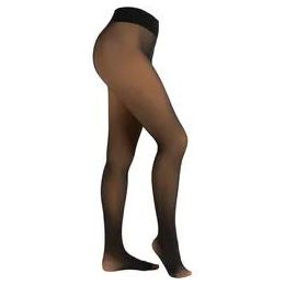 Feinstrumpfhose Camano "1er Pack", Damen, Gr. 36/38, schwarz, 50% Polyester, 40% Polyamid, 10% Elasthan, Strumpfhosen Feinstrumpfhose