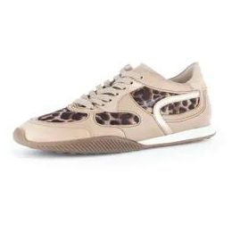 Sneaker Gabor "Sneaker low", Damen, Gr. 35,5, beige, Schuhe Sneaker