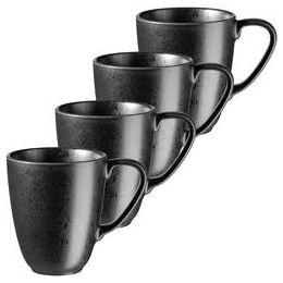 M&auml;ser Becher M&Auml;SER "Essential", schwarz, H:11cm &Oslash;:9cm, Steinzeug, Trinkgef&auml;&szlig;e, Becher