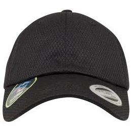 Snapback Cap Flexfit "Flexfit Accessoires Honeycomb Dad Cap", Herren, Gr. onesize, schwarz, 100% Polyester, unifarben, Caps
