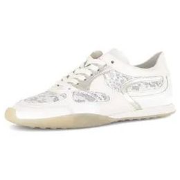 Sneaker Gabor "Sneaker low", Damen, Gr. 37, creme, Schuhe Sneaker