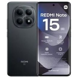 Xiaomi Smartphone "Redmi Note 15 5G 6+128", Energieeffizienz: B (A-G), schwarz, 128 GB, Mobiltelefone