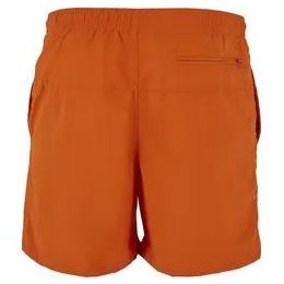 Badeshorts Urban Classics "Urban Classics Herren Block Swim Shorts", Gr. XL, US-Gr&ouml;&szlig;en, rust orange, 100% Polyamid, Badehosen Badeshorts