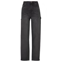 Bequeme Jeans Karl Kani "Karl Kani Karl Kani OG Baggy Workwear Denim vintage", Damen, Gr. 25, Normalgr&ouml;&szlig;en, schwarz, 100% Baumwolle, unifarben, normal, Jeans