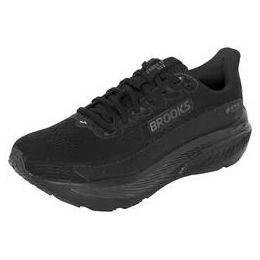 Laufschuh Brooks "Brooks GHOST 17 GTX", Damen, Gr. 38,5, schwarz, schwarz, ebony, Textil, Schuhe Laufschuh, wasserdicht