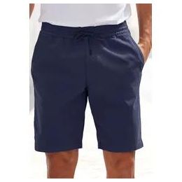 Shorts John Devin "Bermuda", Herren, Gr. L (52/54), N-Gr, navy, Web, Obermaterial: 97% Baumwolle, 3% Elasthan, unifarben, regular fit kurz, Hosen Shorts, kurze Hose aus elastischer Baumwoll-Qualit&auml;t