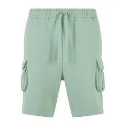 Cargoshorts 2Y STUDIOS "2Y Studios Herren 2Y Basic Cargo Shorts", Herren, Gr. M, US-Gr&ouml;&szlig;en, gr&uuml;n, 70% Baumwolle, 30% Polyester, unifarben, loose fit, Hosen