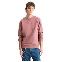 Marc O'Polo Sweatshirt MARC O'POLO DENIM "aus weichem Bio-Baumwoll-Sweat", Herren, Gr. XXL, dusty rasberry, Obermaterial: 100% Baumwolle, unifarben, regular fit, Rundhals, Sweatshirts Sweatshirt