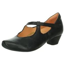 Think! Pumps THINK "Think Pumps Nappaleder", Damen, Gr. 39, schwarz, Nappaleder, Schuhe Pumps