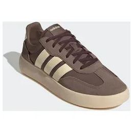 Sneaker Adidas SPORTSWEAR "BARREDA DECODE", Herren, Gr. 38, earth strata, warm vanilla, shadow braun, Leder, Textil, Schuhe Sneaker, inspiriert vom Design des Adidas handball spezial