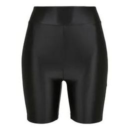 Stoffhose Urban Classics "Urban Classics Damen", Damen, Gr. M, US-Gr&ouml;&szlig;en, schwarz, 82% Polyamid, 18% Elasthan, unifarben, skinny fit, Hosen Stoffhose