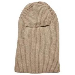 Wollschal Urban Classics "Urban Classics Unisex Knitted Balaclava", Damen, Gr. onesize, beige, 50% Viskose, 28% Polyester, 22% Polyamid, unifarben, Modet&uuml;cher