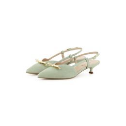 Evita GIORGIA Damen Sling Pumps - Rauleder Hellgr&uuml;n - 35