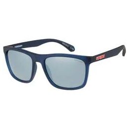 Sonnenbrille Superdry "Modell 996080", Herren, dunkelblau, leicht durchscheinend, matt, Sonnenbrillen Sonnenbrille, Vollrand, Markenlogo am B&uuml;gel