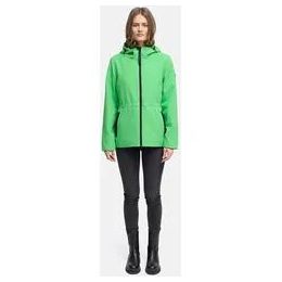 Outdoorjacke Marikoo "Katzilein", Damen, Gr. L, cactus gr&uuml;n, Obermaterial: 100% Polyester; Futter: 100% Polyester; Wattierung: 100% Polyester; &Auml;rmelfutter: 100% Polyester, Jacken Outdoorjacke, Leichte &Uuml;bergangsjacke mit Kapuze und Kordelzug