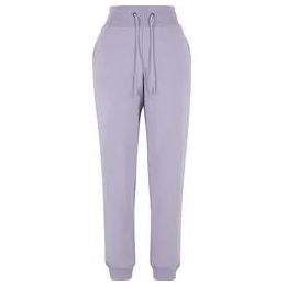 Jogginghose Urban Classics "Urban Classics Damen Ladies Cozy Sweatpants", Damen, Gr. 5XL, US-Gr&ouml;&szlig;en, dustylila, 95% Baumwolle, 5% Elasthan, unifarben, loose fit, Hosen Jogginghose