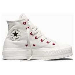 Sneaker Converse "CHUCK TAYLOR ALL STAR LIFT", Herren, Gr. 36, vintage wei&szlig;, egret, days ahead, Textil, Schuhe Sneaker, Valentine, Love Edition