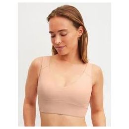 Bustier Calida "Natural Skin", Damen, Gr. S (40/42), N-Gr, rose teint, Interlock, Obermaterial: 83% Modal (TENCELTM), 17% Elasthan, BHs Bustier, aus weicher Interlock-Qualit&auml;t, atmungsaktiv, ohne B&uuml;gel