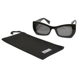 Sonnenbrille Urban Classics "Urban Classics Unisex Sunglasses Tokio", Damen, schwarz, Sonnenbrillen Sonnenbrille
