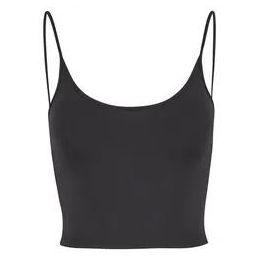 T-Shirt Urban Classics "Urban Classics Ladies Basic Top Low Back Neckline", Damen, Gr. 4XL, schwarz, 94% Polyamid, 6% Elasthan, unifarben, slim fit, ohne Ausschnitt, Shirts T-Shirt