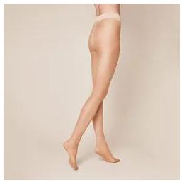 Feinstrumpfhose Kunert "MYSTIQUE", Damen, Gr. M, cashmere, Obermaterial: 61% Polyamid, 39% Elasthan, elastisch, Strumpfhosen Feinstrumpfhose, bequemer, druckfreier Wohlf&uuml;hlbund, transparent, matt