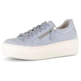 Sneaker Gabor "Sneaker low", Damen, Gr. 37, blau, Schuhe Sneaker