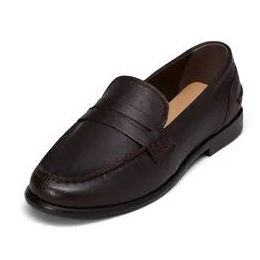 Marc O'Polo Loafer MARC O'POLO "aus nat&uuml;rlichem Ziegenleder", Herren, Gr. 40, burnt coffee, Obermaterial: 100% Leder (Rind), unifarben, Schuhe Loafer