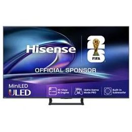 HISENSE QLED Mini LED-Fernseher "65E89Q", Energieeffizienz: E (A-G), schwarz, 65 &prime;&prime;, Fernseher, 4K UHD MiniLED Smart TV
