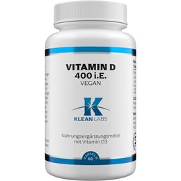 Vitamin D 400 I.E. Klean Labs Kapseln 60 St
