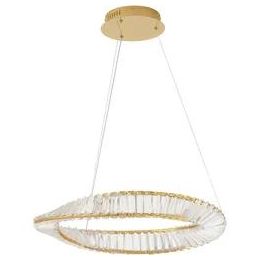NOVA LUCE LED-H&auml;ngeleuchte "AURELIA", gold, 1, &Oslash; 60cm, 1 Stk., Leuchten