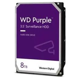 Western Digital interne HDD-Festplatte "Purple", ohne farbbezeichnung, 8 TB, Festplatten