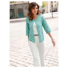 Bolerojacke Lady, Damen, Gr. 36, salbei, 70% Baumwolle, 30% Polyamid, Jacken