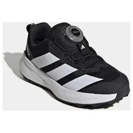 Trailrunningschuh Adidas PERFORMANCE "AGRAVIC BOA KIDS", M&auml;dchen, Gr. 35, core schwarz, ftwr wei&szlig;, semi impact orange, Synthetik, Textil, Schuhe, f&uuml;r Kinder & Jugendliche
