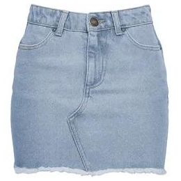 Sommerrock Urban Classics "Urban Classics Ladies Heavy Mini Denim Skirt", Damen, Gr. 30, new light blau washed, 100% Baumwolle, unifarben, slim fit, R&ouml;cke