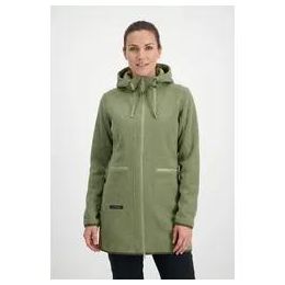 Fleecejacke Icepeak "AMES", Damen, Gr. L, light gr&uuml;n, Obermaterial: 100% Polyester, Jacken Fleecejacke, sportlicher Stil, mit Kapuze und Kordelz&uuml;gen