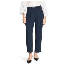 Stoffhose Betty Barclay "Damen unifarben", Damen, Gr. 38, Normalgr&ouml;&szlig;en, dunkelblau, Obermaterial: 96% Polyester, 4% Elasthan, 7/8-L&auml;nge, Hosen Stoffhose