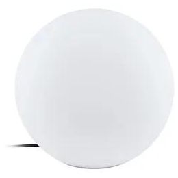 Kugelleuchte Eglo "MONTEROLO-Z, Zigbee 3.0, Gartenlampe", wei&szlig;, H:39cm &Oslash;:39cm, Leuchten, Kugelleuchte in wei&szlig; aus Kunststoff - inkl. E27 - 1X9W