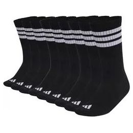 Kurzsocken Adidas ORIGINALS "Socken 3-Stripes Cushioned Sportswear Crew Socks 9P 9er Pack", Herren, Gr. 37-39, schwarz, Obermaterial: 59% Baumwolle CO. 37% Polyester PES. 3% Elasthan EL. 1% Polyamid PA., Socken