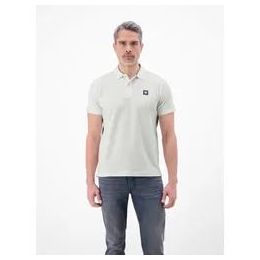 Poloshirt Lerros "Poloshirt mit Waffelstruktur aus 100 % Baumwolle", Damen, Gr. M, broken wei&szlig;, 100% Baumwolle, ohne Ausschnitt, Shirts