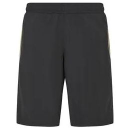 Sweatshorts Urban Classics "Urban Classics Herren Piped Track Shorts", Herren, Gr. S, US-Gr&ouml;&szlig;en, schwarz, 100% Polyester, gestreift, loose fit, Hosen Sweatshorts