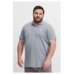 Poloshirt Blend "BHNate Big & Tall", Herren, Gr. 4XL, denim blau, Web, 100% Baumwolle, unifarben, slim fit normal, V-Ausschnitt, Shirts, Klassisches Polo-Shirt in gro&szlig;en Gr&ouml;&szlig;en