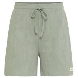 Shorts oxmo "Shorts OXPims", Damen, Gr. L, N-Gr, gr&uuml;n (seagrass), Obermaterial: 57% Baumwolle CO. 43% Polyester PES., Hosen Shorts