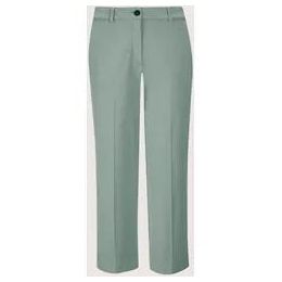 Madeleine Mode Caprihose MADELEINE "Hose Weite 7/8-Hose mit B&uuml;gelfalten", Damen, Gr. 21, N + K Gr, gr&uuml;n (hellsalbeigr&uuml;n), Obermaterial: 98% Baumwolle CO (CMIA). 2% Elasthan EL., Modern, normal, Hosen Caprihose