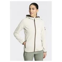Strickfleecejacke CMP, Herren, Gr. 50, cream, off wh, Obermaterial: 55% Polyester, 45% Baumwolle, Jacken, f&uuml;r sportliche Aktivit&auml;ten und Outdoor, &Uuml;bergangsjacke