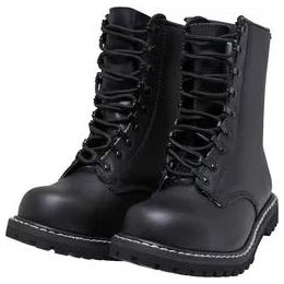 Stiefel BRANDIT "Brandit Herren Army Boots", Herren, Gr. 46, schwarz, unifarben, Schuhe Stiefel